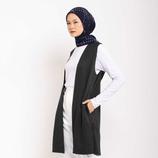 L Tunik Knit Slit - Dauky | Your Daily Modest Wear